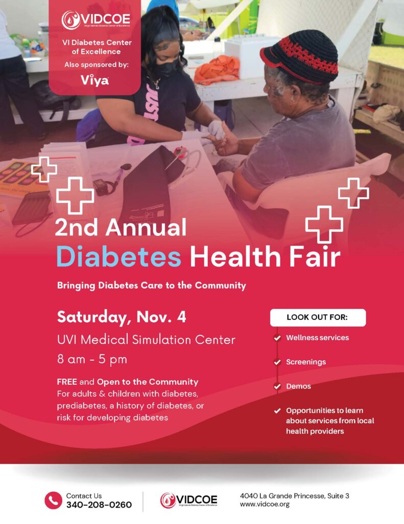 2nd Annual Diabetes Health Fair - VI Diabetes Center of Excellence